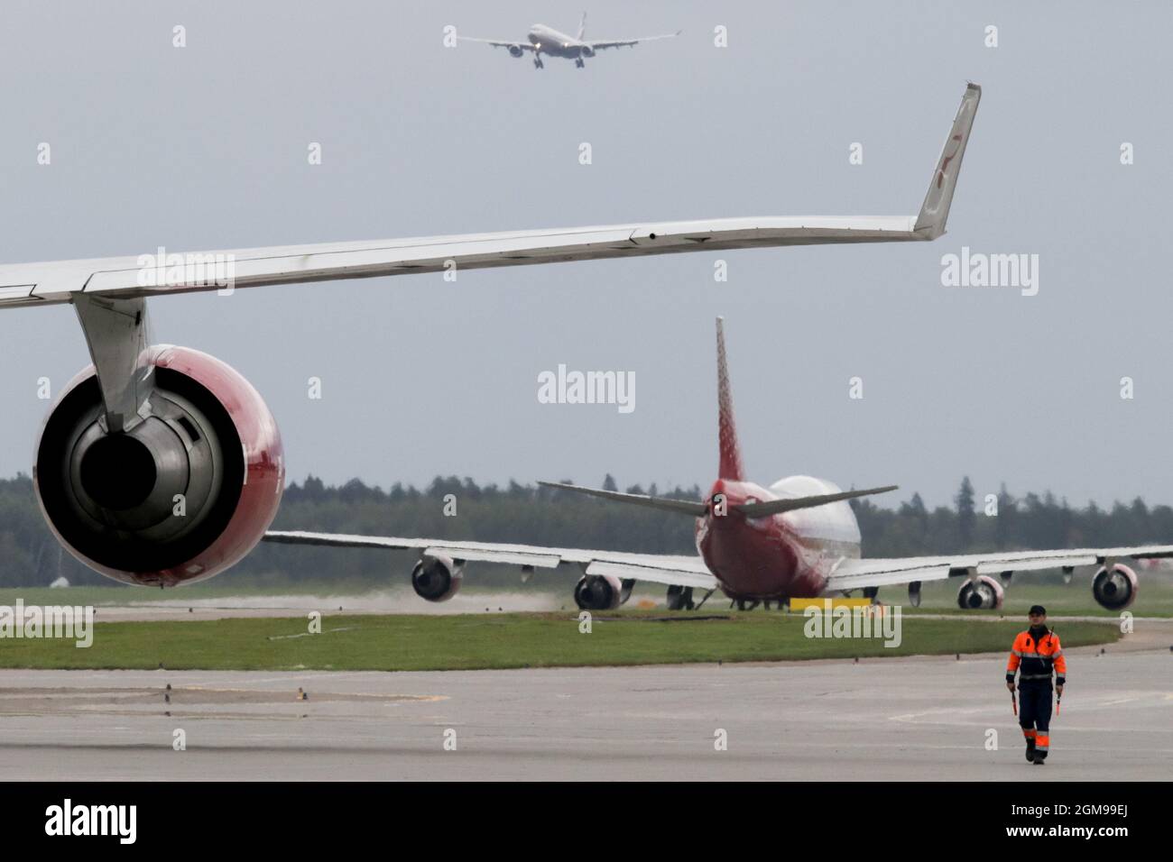 Moscow, Russia. 16th Sep, 2021. Rossiya Airlines Boeing 747-400 ...