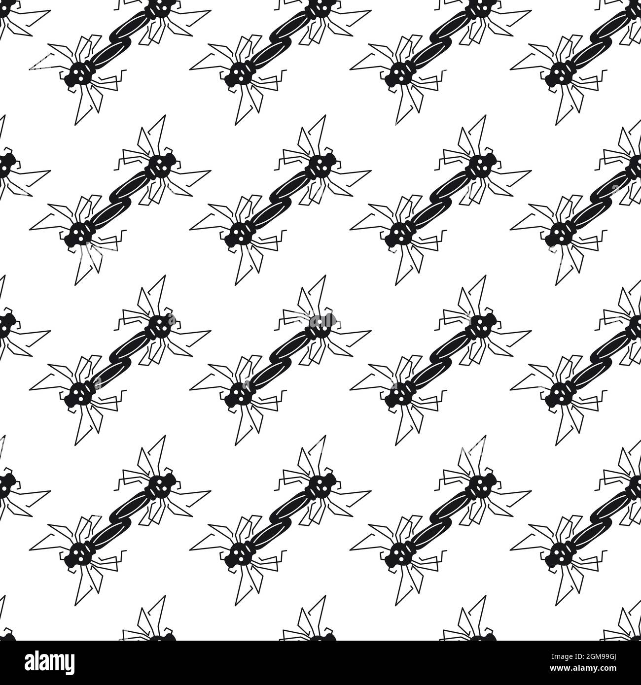 Mosquito pattern seamless background texture repeat wallpaper geometric ...