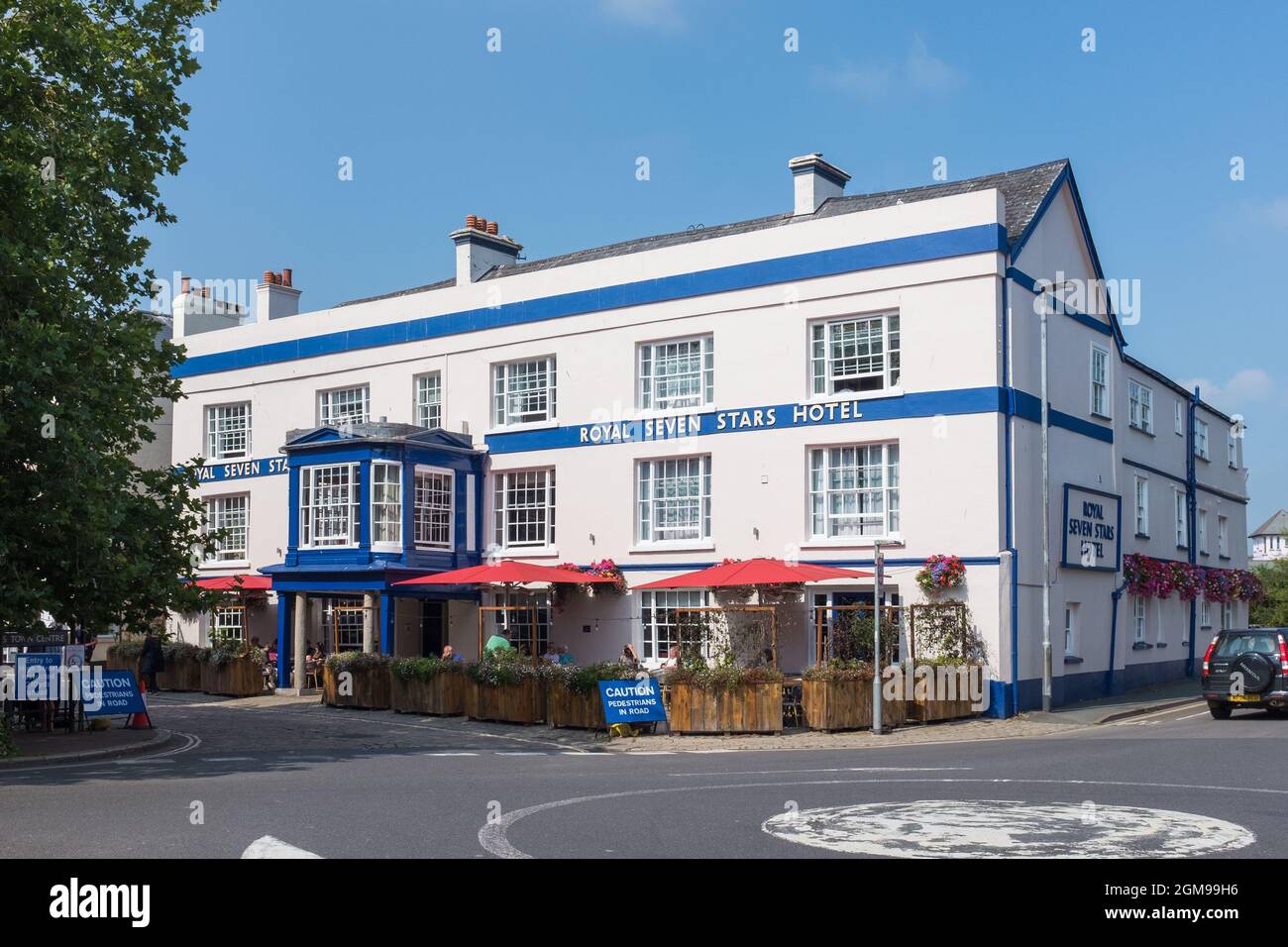 The Royal Seven Stars 17th century coaching inn which is now a hotel ...