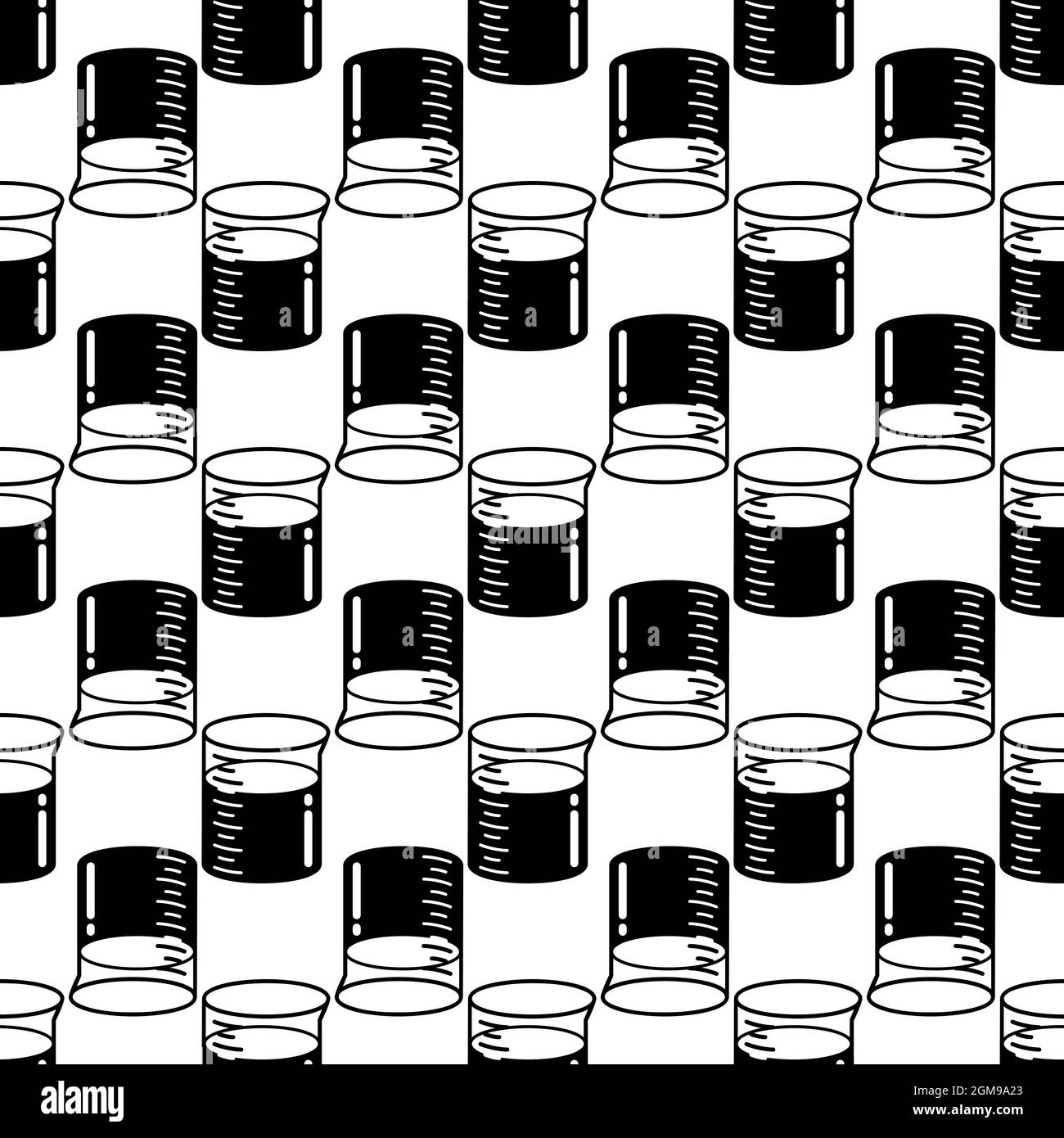 Graduated beaker pattern seamless background texture repeat wallpaper ...