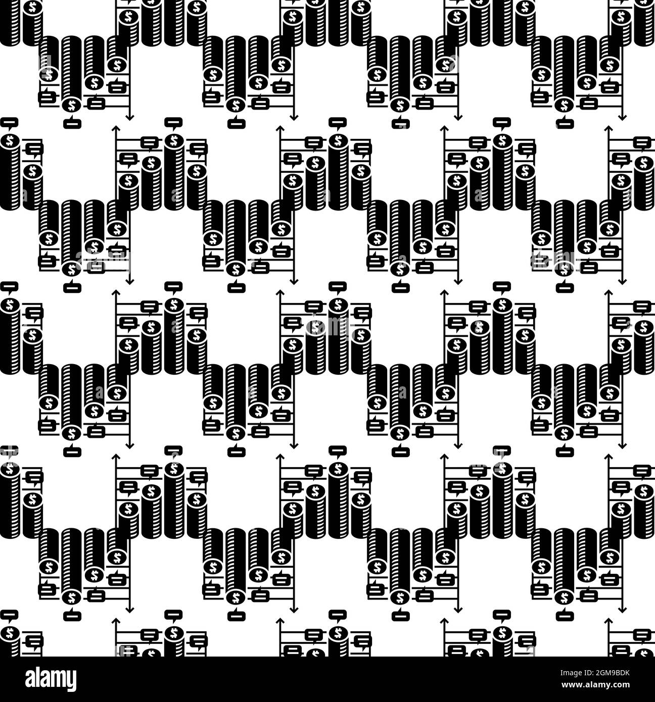 Coin money chart pattern seamless background texture repeat wallpaper ...