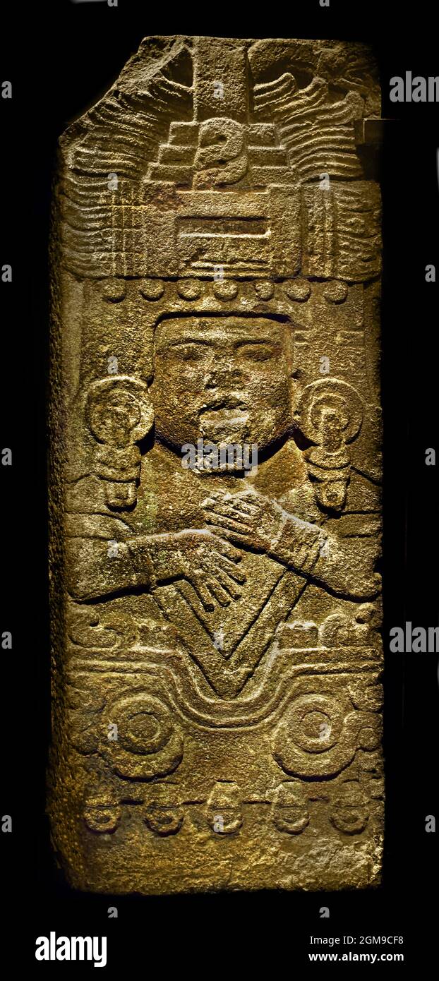 Bas relief plate with Chalchiuhtlicue and the Tlaloque 14th century ...