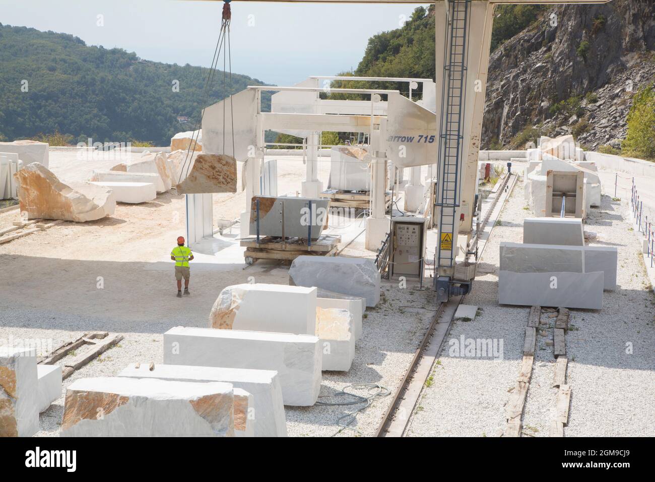 CARRARA MARBLE QUARRIES, ITALY Stock Photo - Alamy