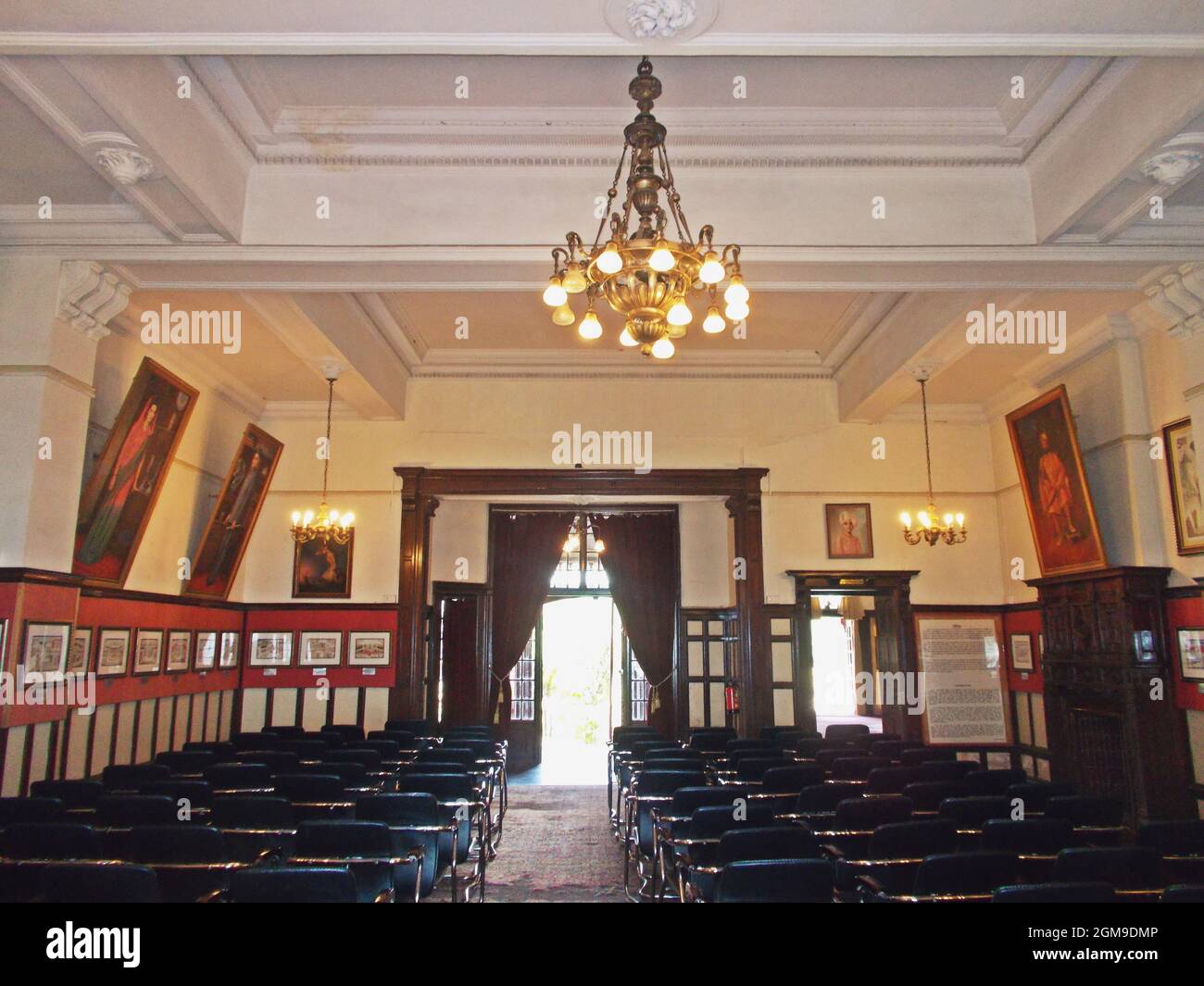 interior hall of Amar palace jammu, india Stock Photo - Alamy