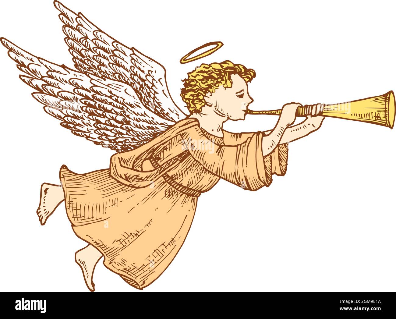 How To Draw Christmas Angel