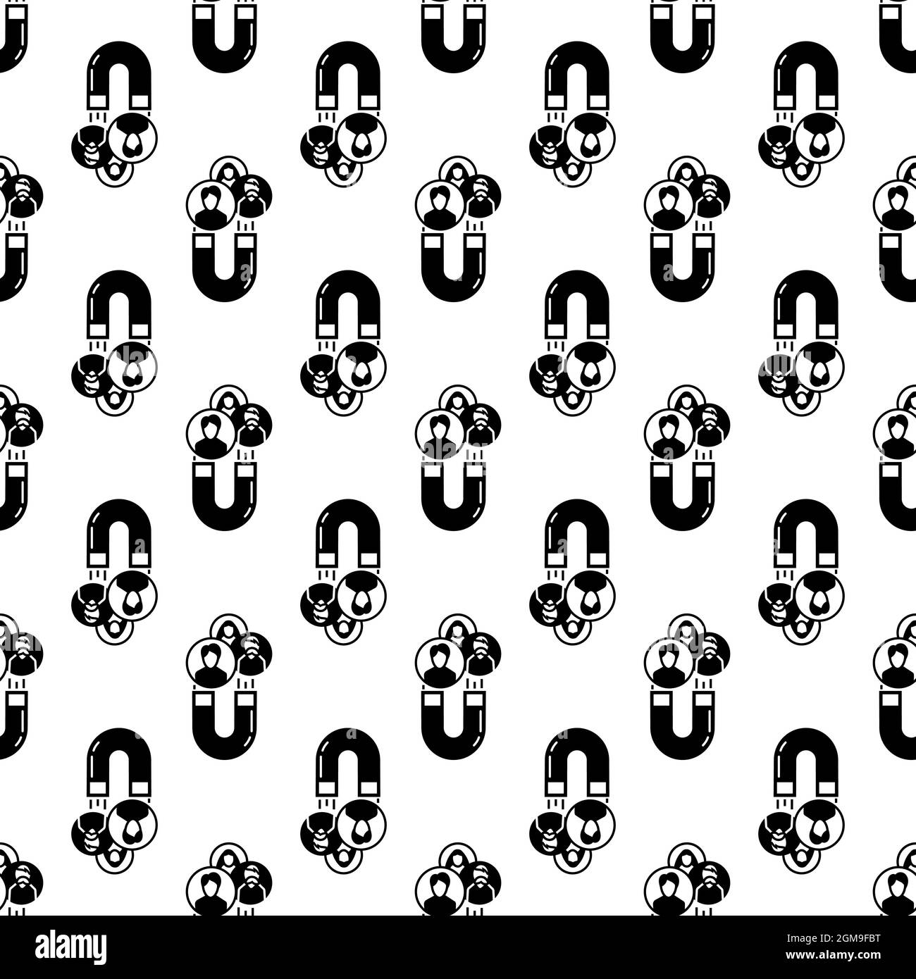 Magnet client retention pattern seamless background texture repeat ...