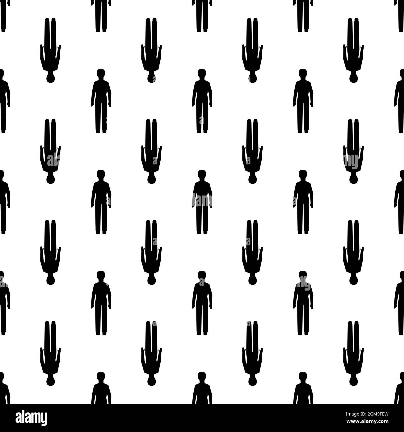 Man figure pattern seamless background texture repeat wallpaper ...