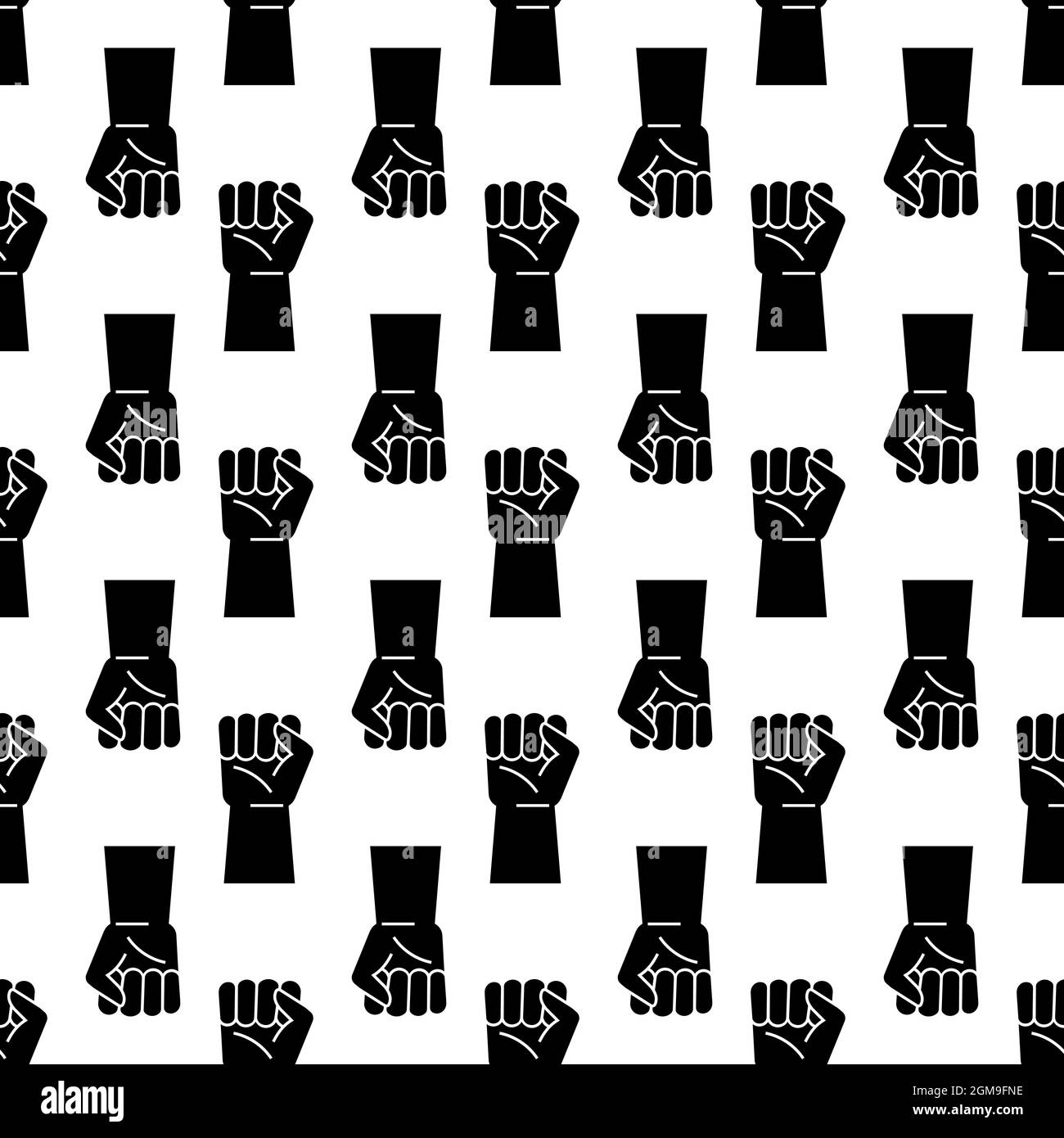 Fist up pattern seamless background texture repeat wallpaper geometric ...
