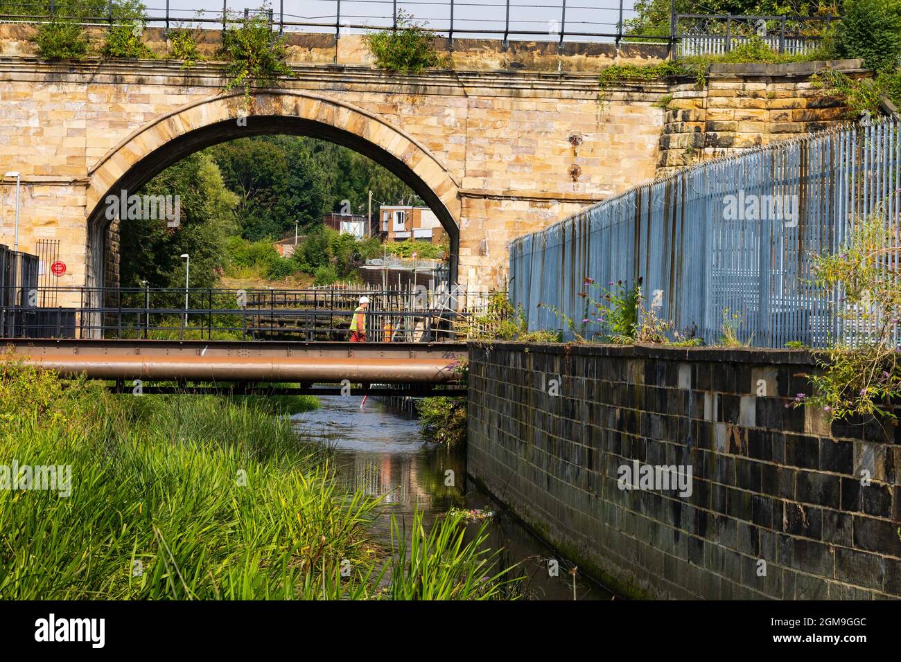 The Skerne Railway Bridge. The oldest rail bridge. Darlington, County ...