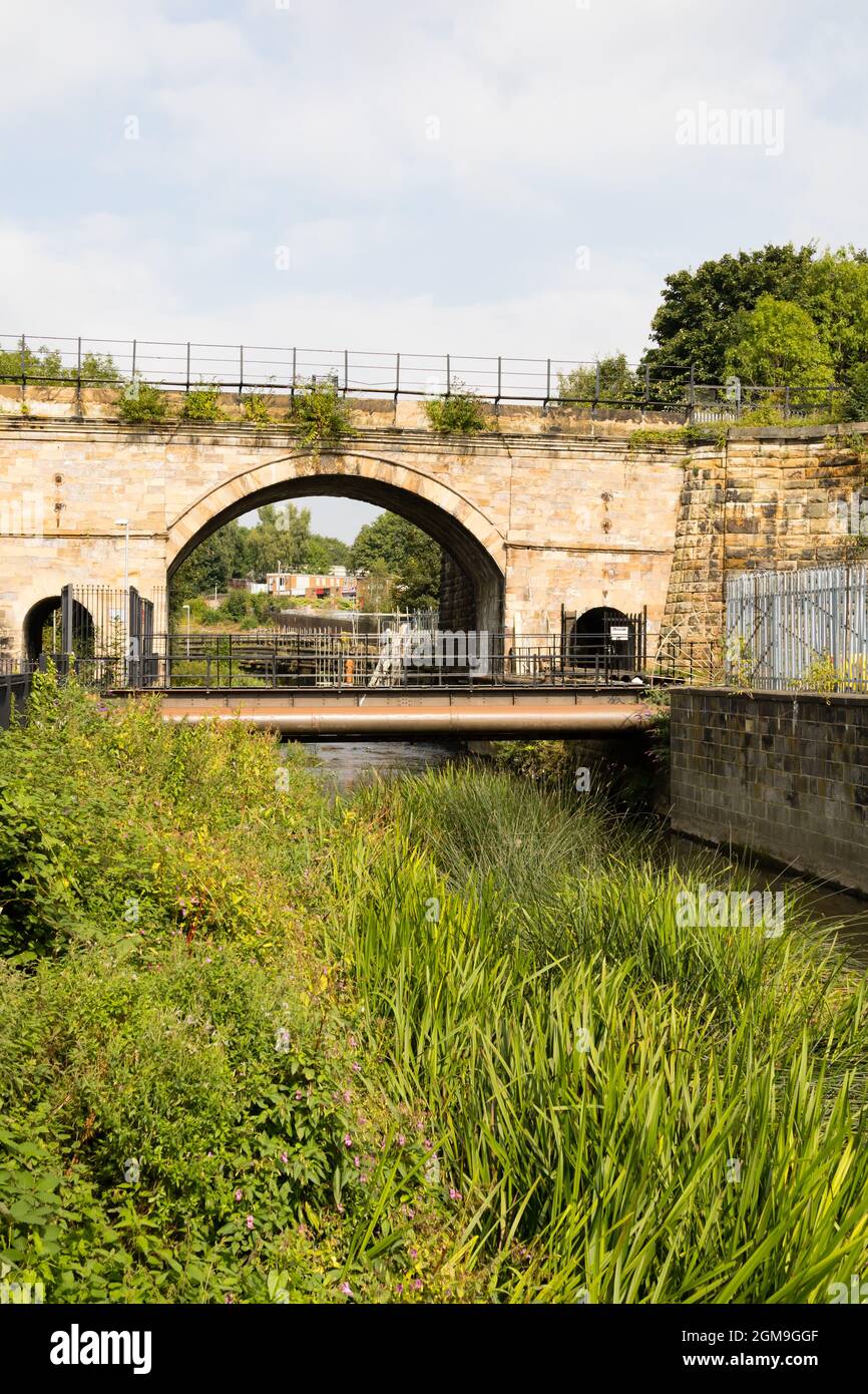 The Skerne Railway Bridge. The oldest rail bridge. Darlington, County ...