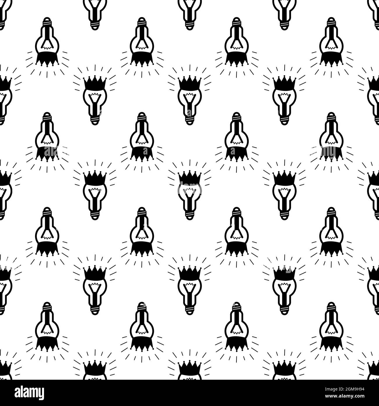 King bulb idea pattern seamless background texture repeat wallpaper ...