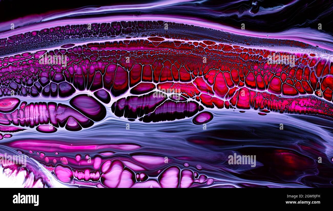 Fluide liquide art acrylic oil paints texture. Backdrop abstract mixing ...