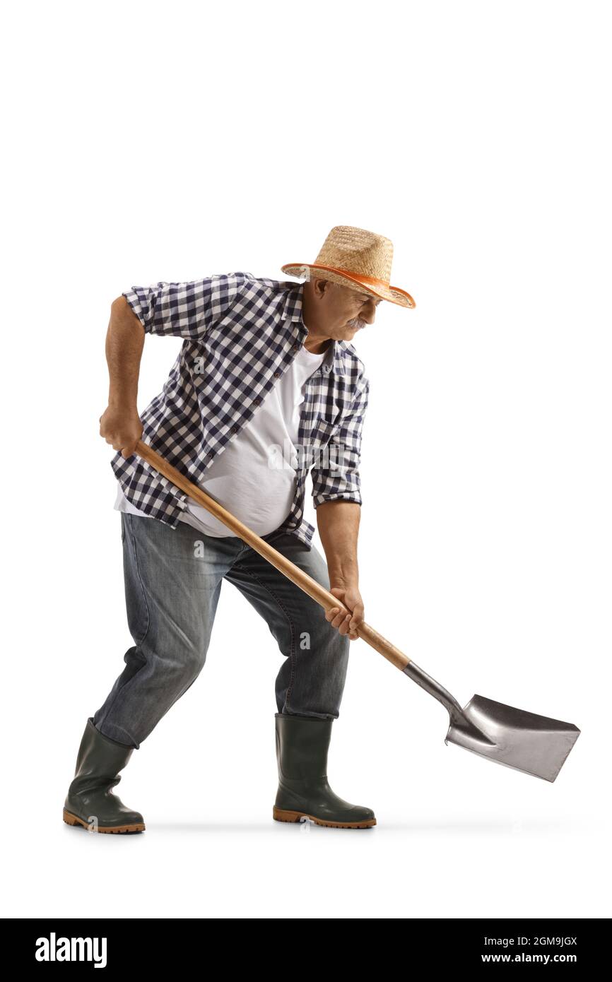 Farmer digging hi-res stock photography and images - Alamy