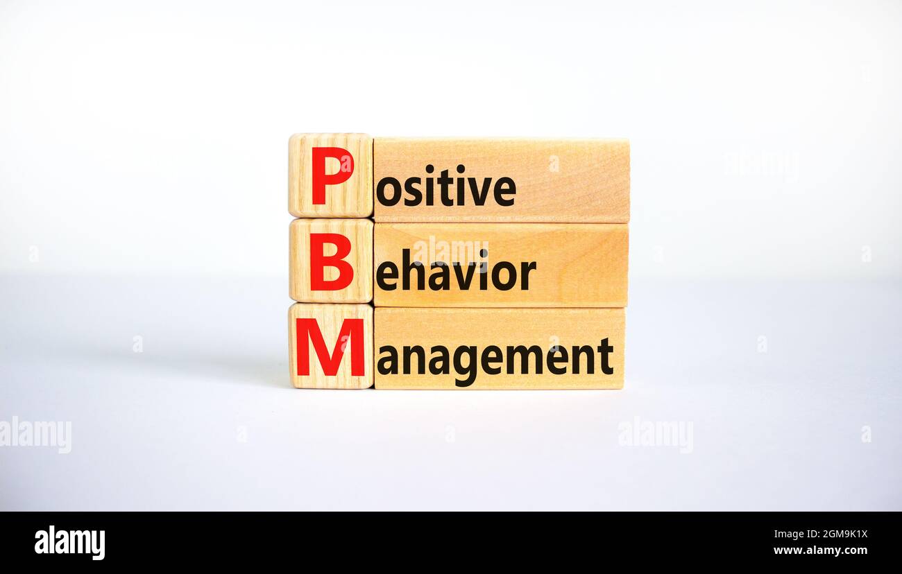 Positive behavior management symbol. Concept words Positive behavior ...