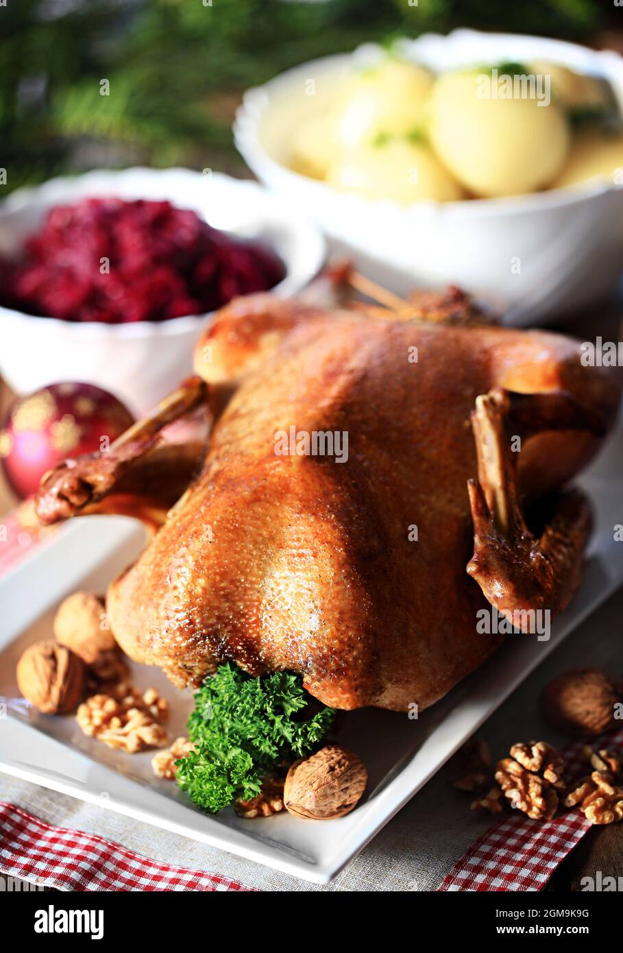 Goose cooked hi-res stock photography and images - Alamy