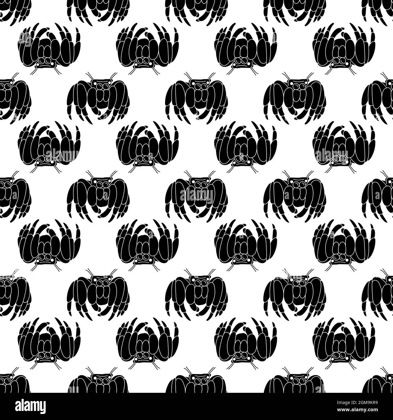 Spooky spider pattern seamless background texture repeat wallpaper ...