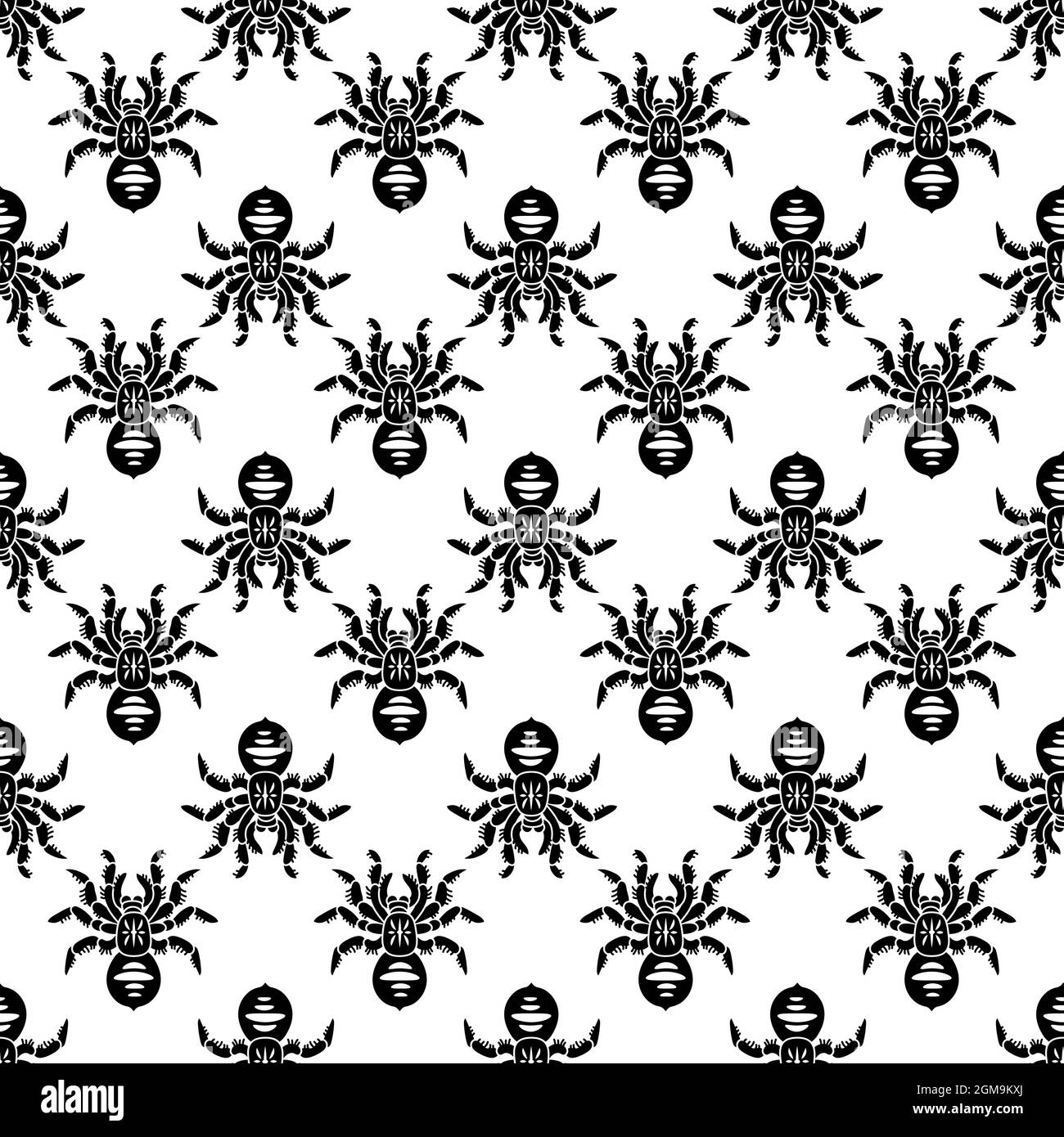 Danger tarantula pattern seamless background texture repeat wallpaper ...