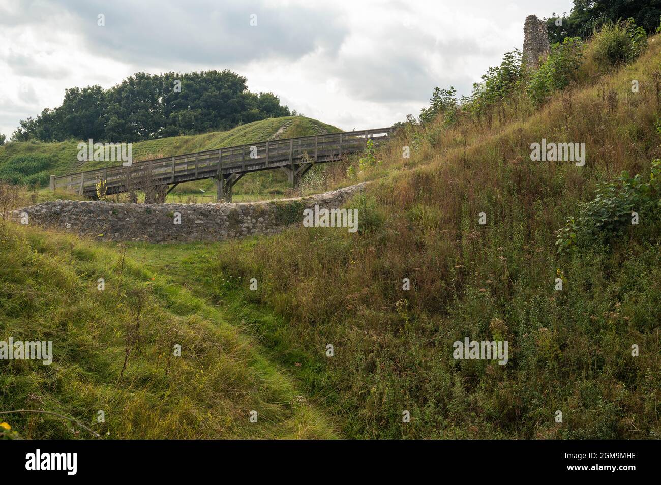 Castle Acre Castle and town walls are a set of ruined medieval defences ...