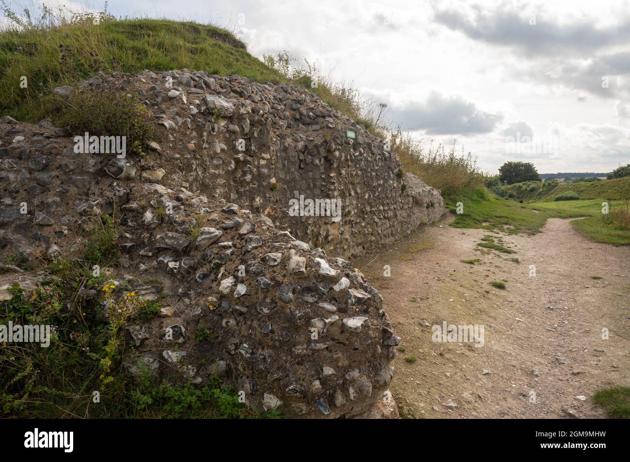 Castle Acre Castle and town walls are a set of ruined medieval defences ...