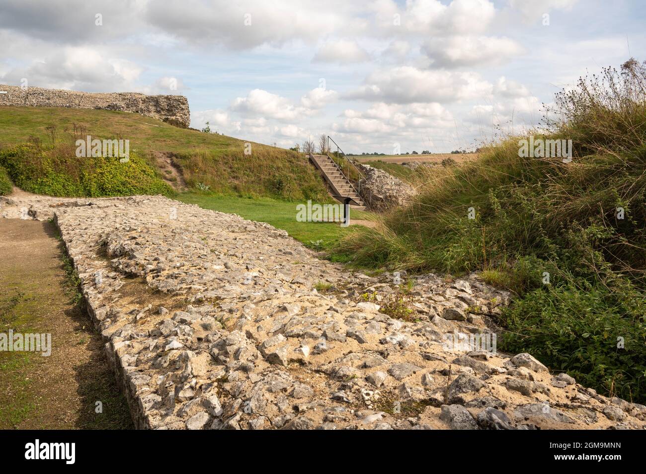 Castle Acre Castle and town walls are a set of ruined medieval defences ...