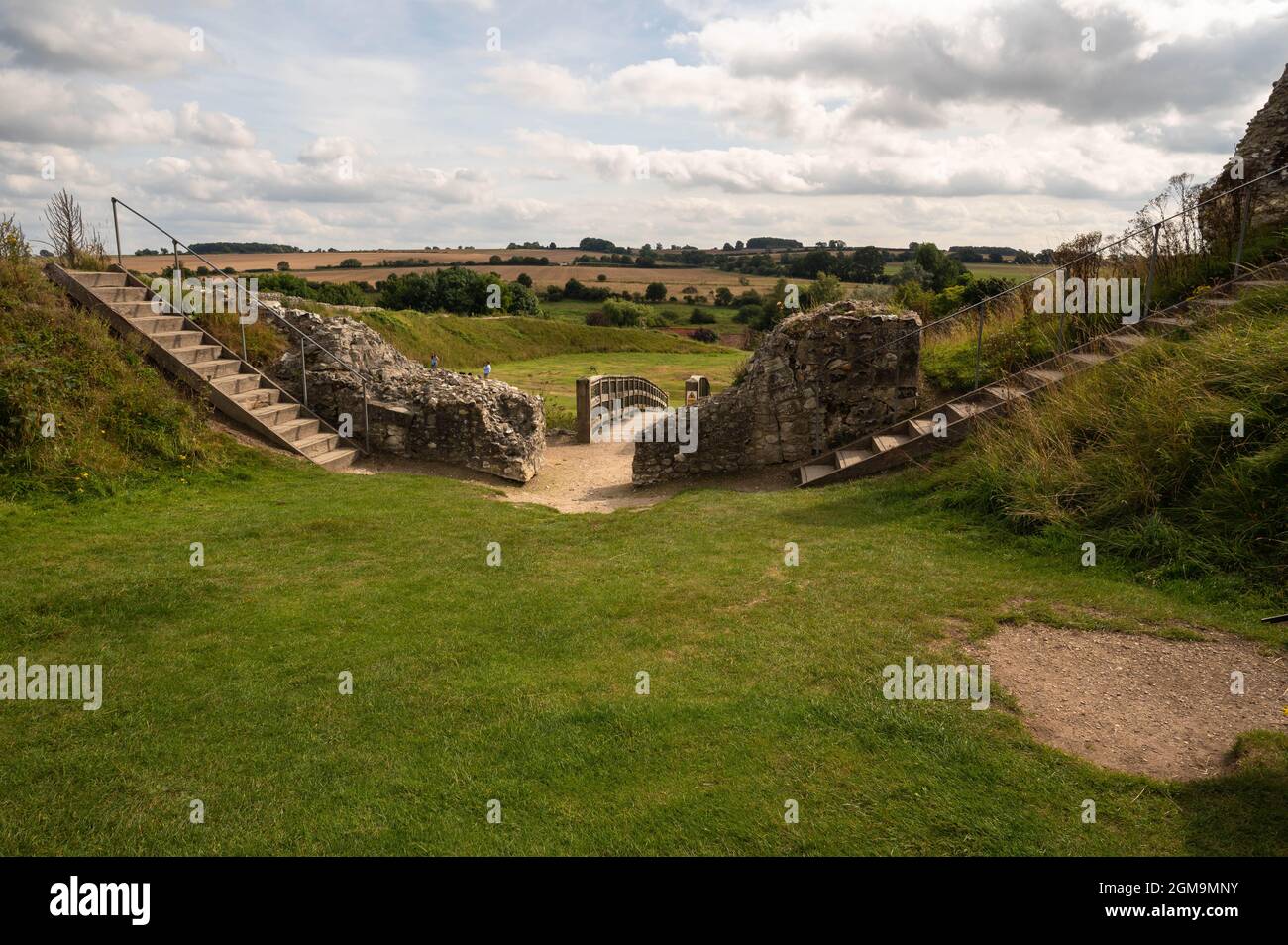 Castle Acre Castle and town walls are a set of ruined medieval defences ...