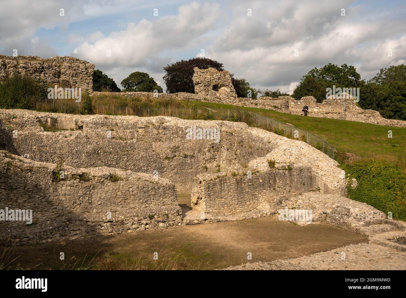 Castle Acre Castle and town walls are a set of ruined medieval defences ...