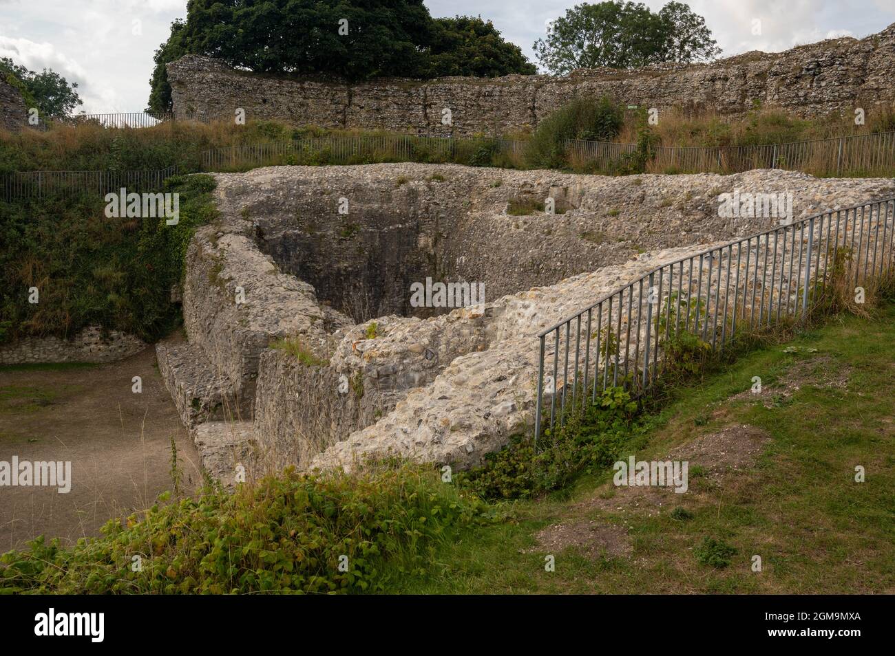 Castle Acre Castle and town walls are a set of ruined medieval defences ...