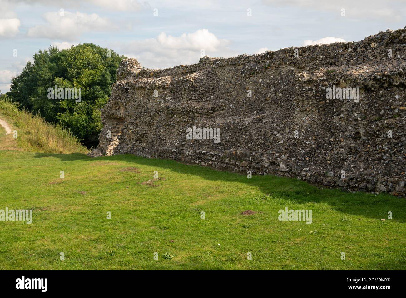 Castle Acre Castle and town walls are a set of ruined medieval defences ...