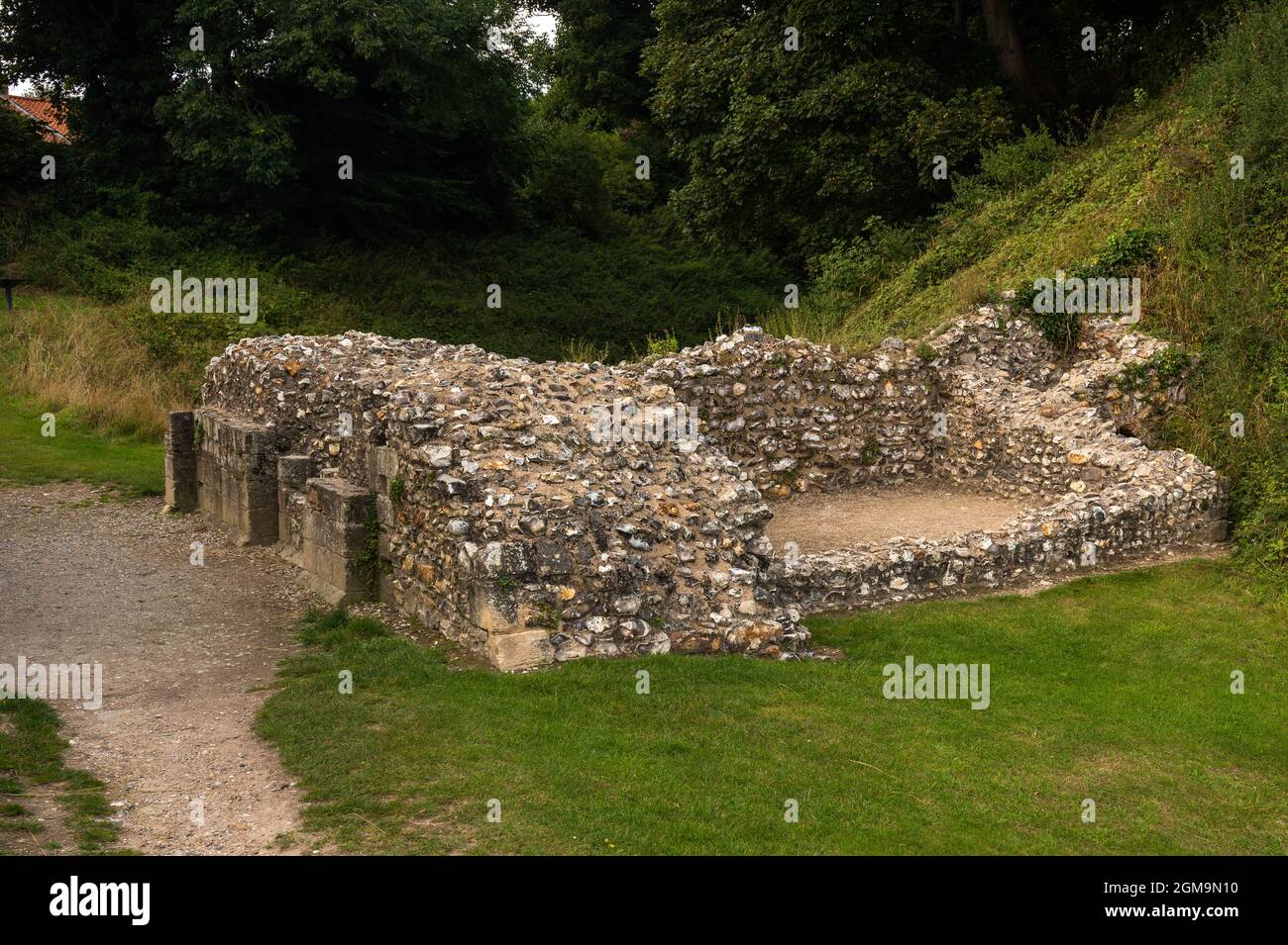 Castle Acre Castle and town walls are a set of ruined medieval defences ...