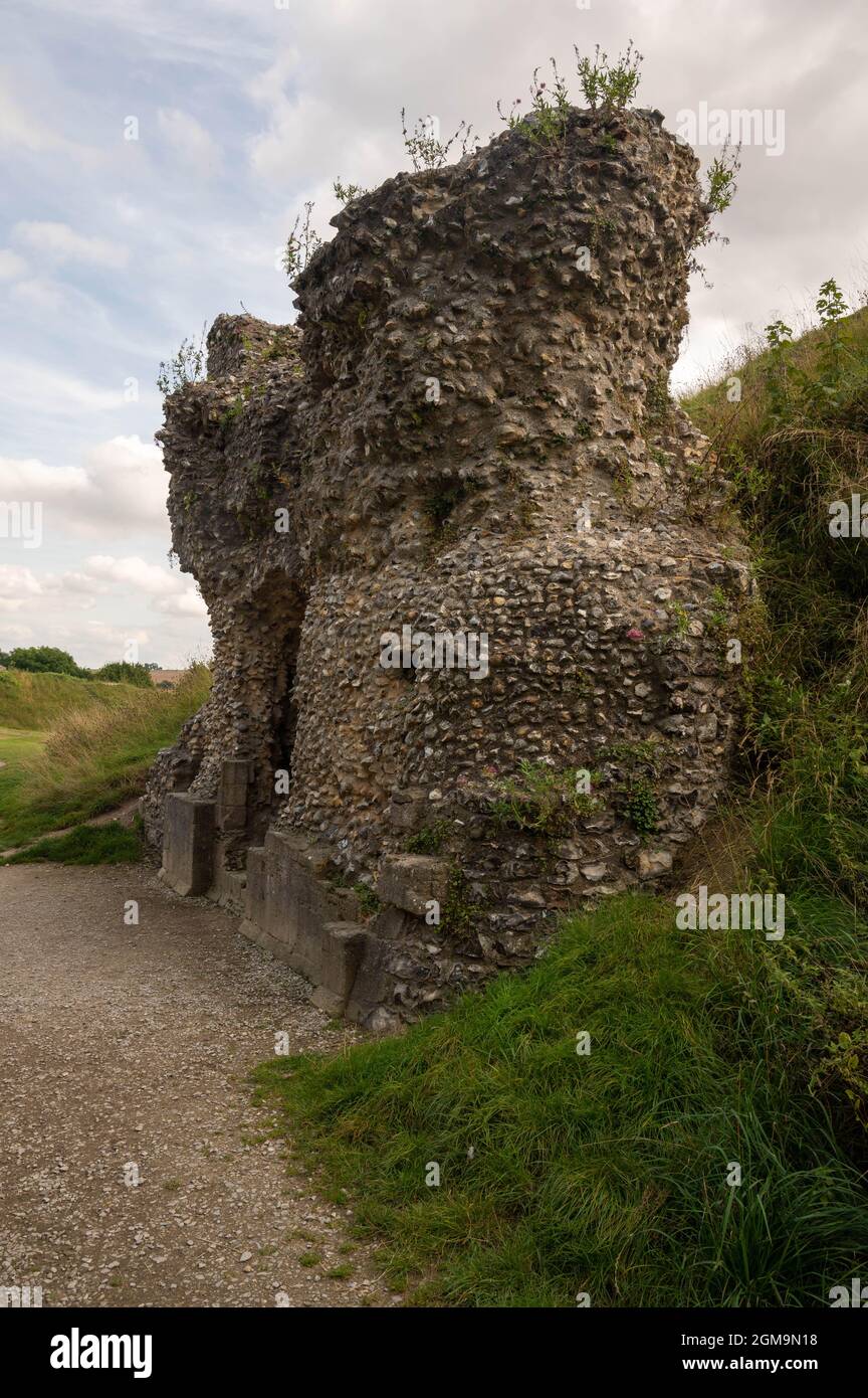Castle Acre Castle and town walls are a set of ruined medieval defences ...