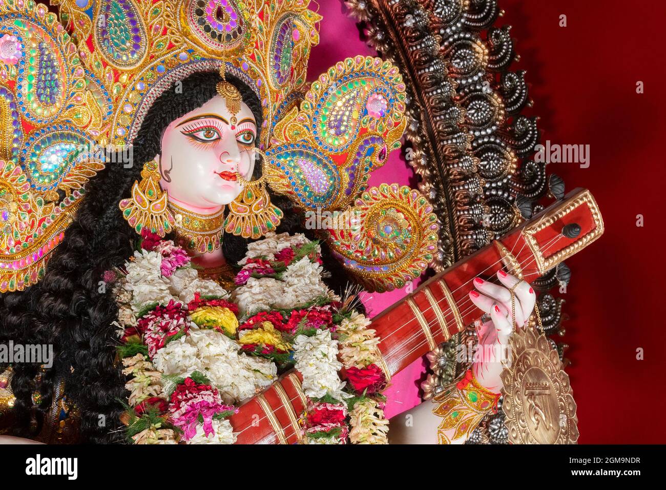 Kolkata,West Bengal,India - 10th February 2019 : Idol of Goddess ...