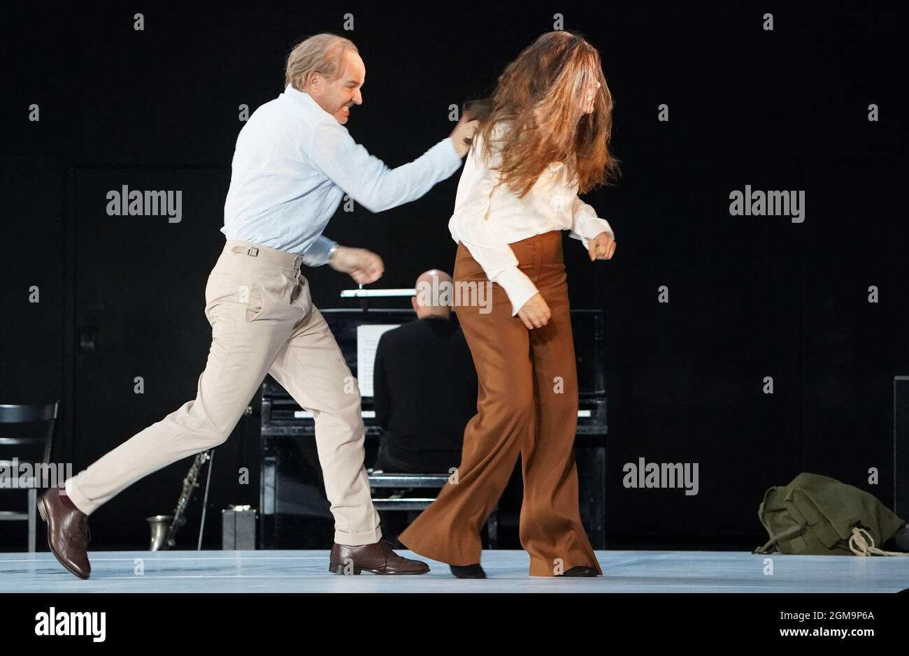 16 September 2021, Hamburg: Actress Julia Wieninger as Fiona Maye and ...