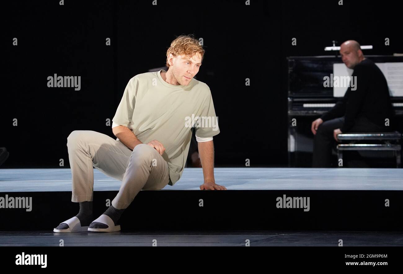 16 September 2021, Hamburg: Actor Paul Behren as Adam Henry performs on ...
