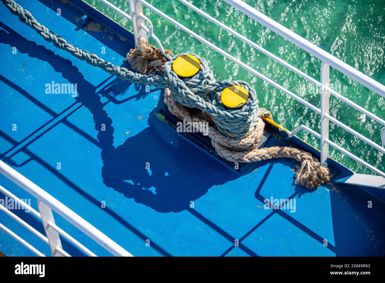 Ship handrail hi-res stock photography and images - Alamy