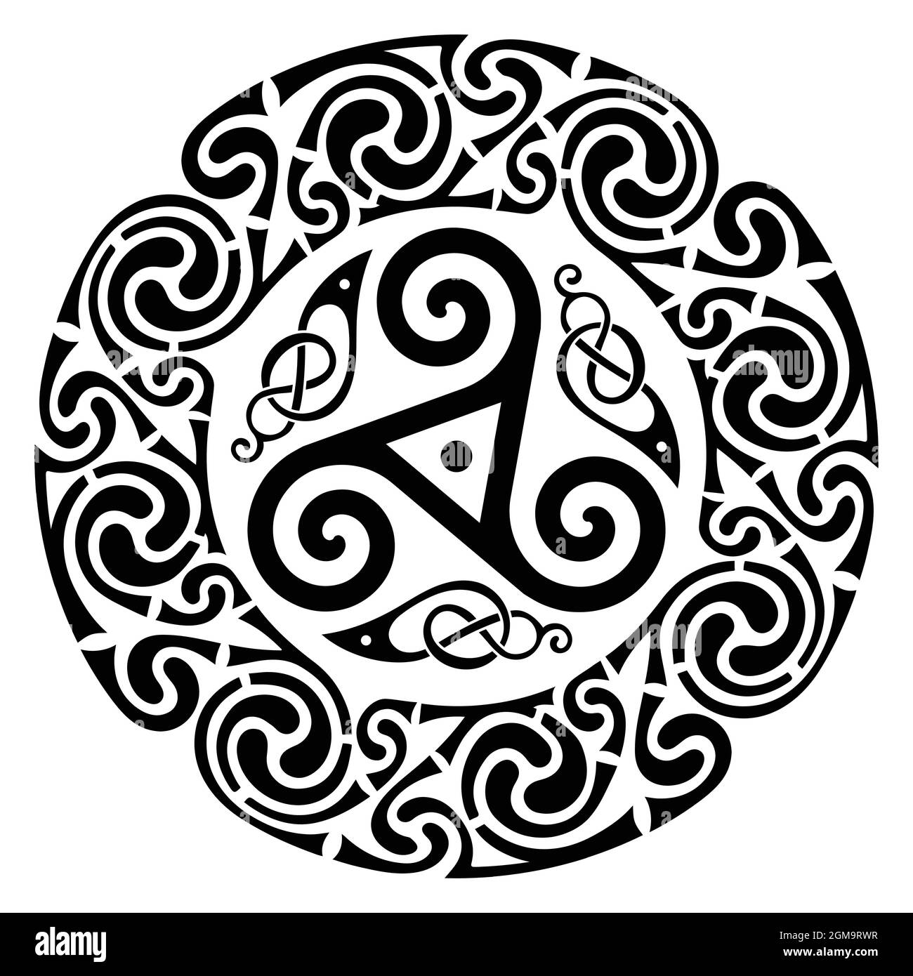 Background design black edging Stock Vector Images - Alamy