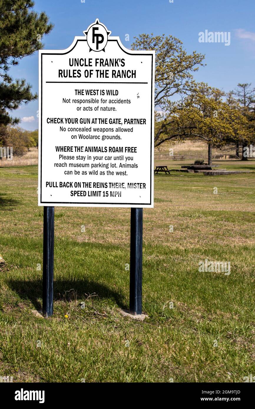 Woolaroc ranch hi-res stock photography and images - Alamy