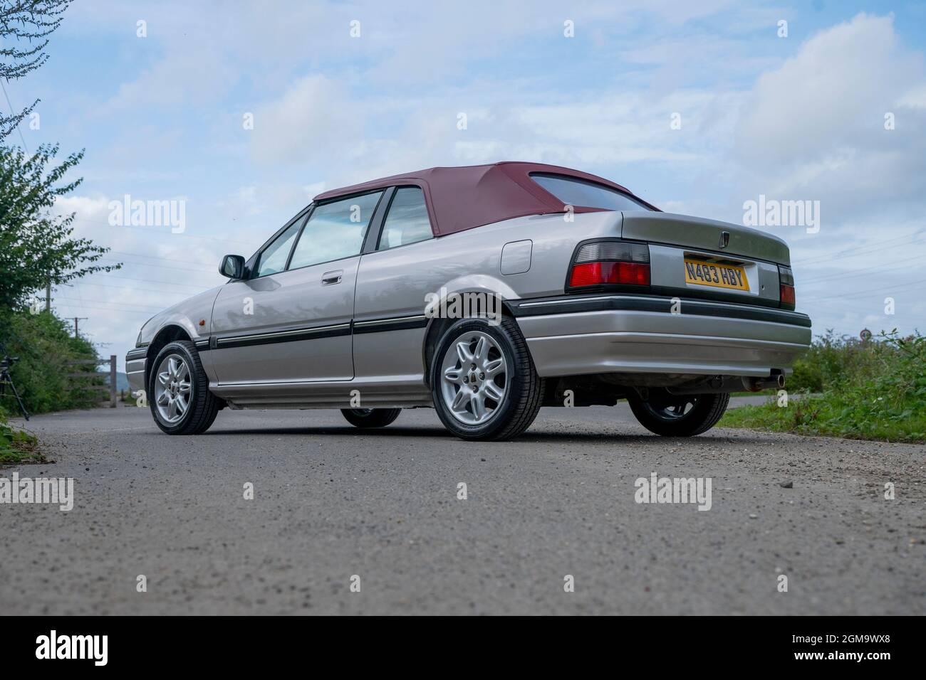 1996 Rover 216 convertible, British soft top four seat car, 1990s Rover ...