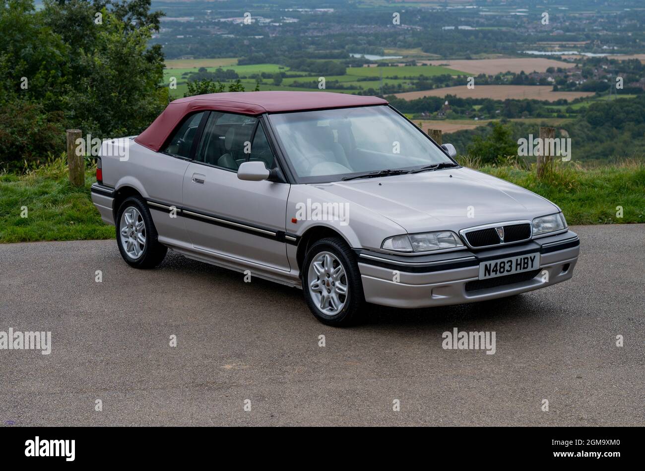 1996 Rover 216 convertible, British soft top four seat car, 1990s Rover ...