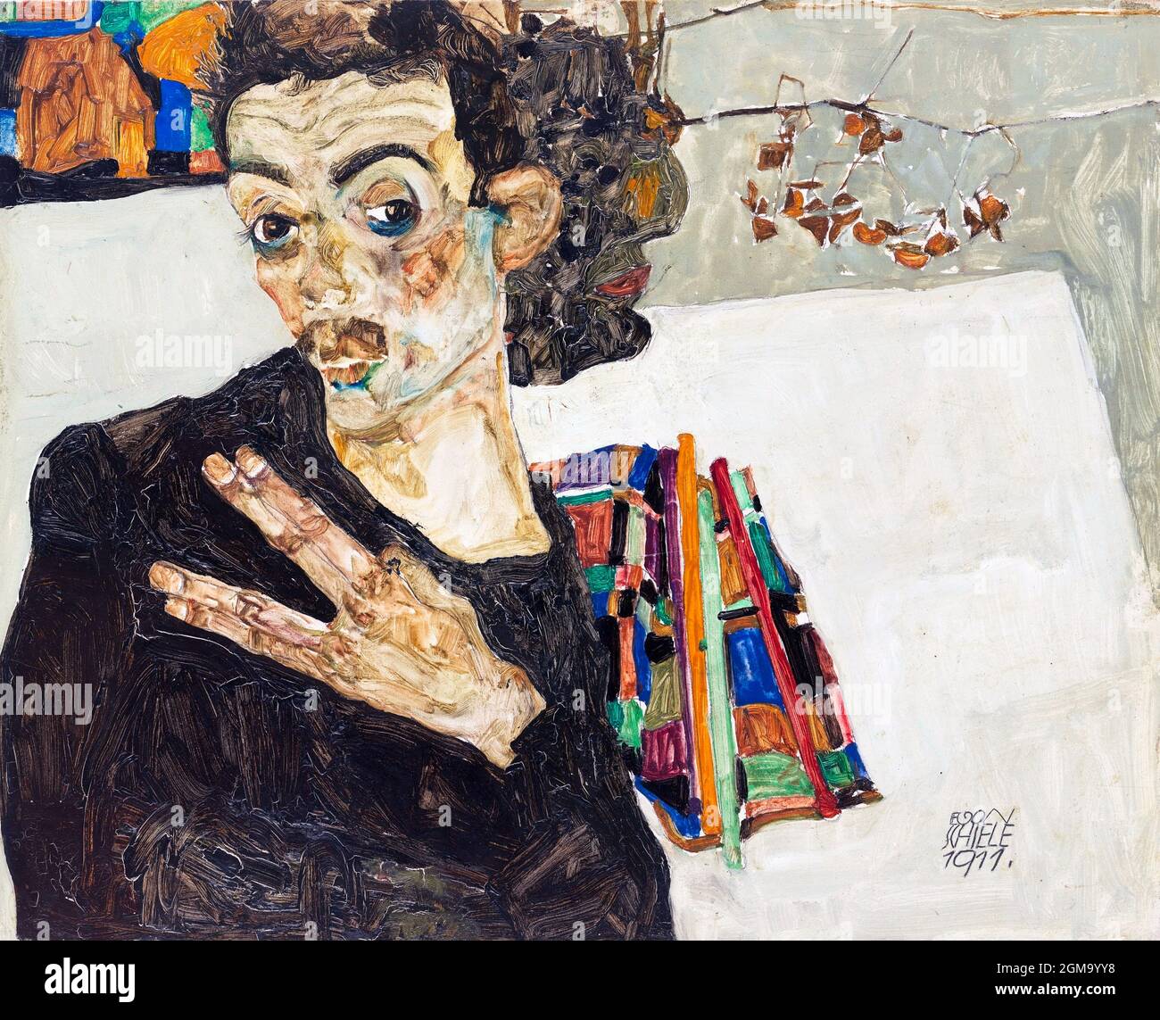 Egon Schiele Self Portrait 1913