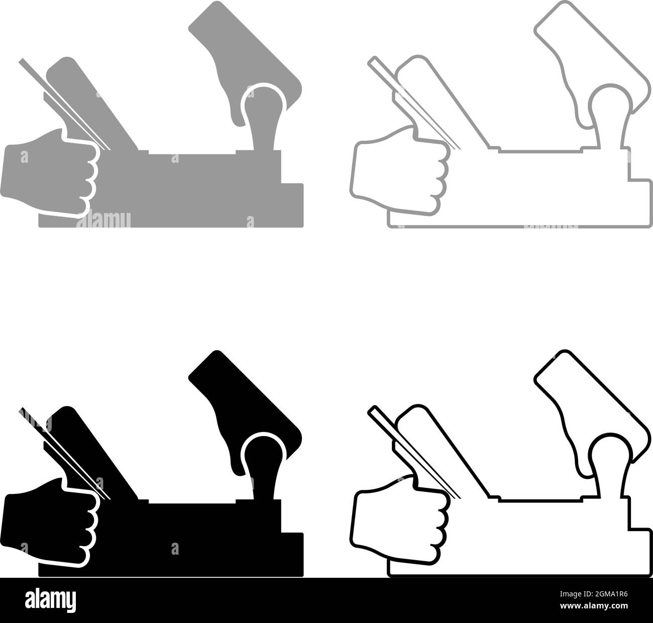 Wood smoothing Stock Vector Images - Alamy