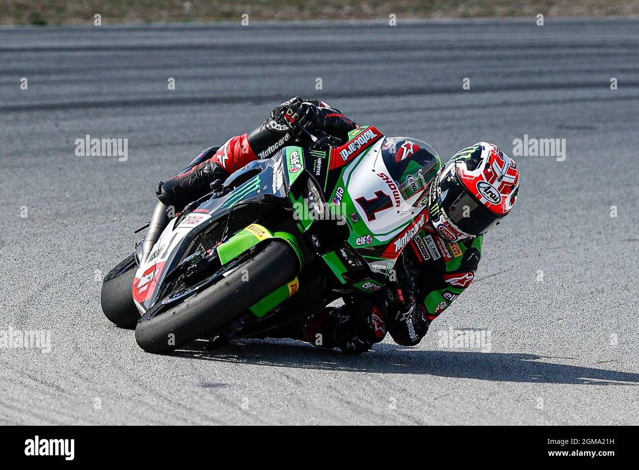 Jonathan Rea of Kawasaki Racing Team WorldSBK with during Hyundai N ...