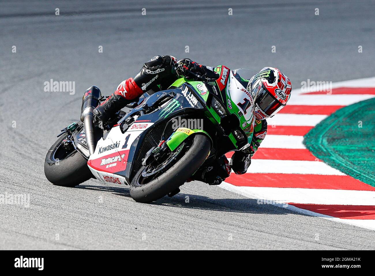 Jonathan Rea of Kawasaki Racing Team WorldSBK with during Hyundai N ...
