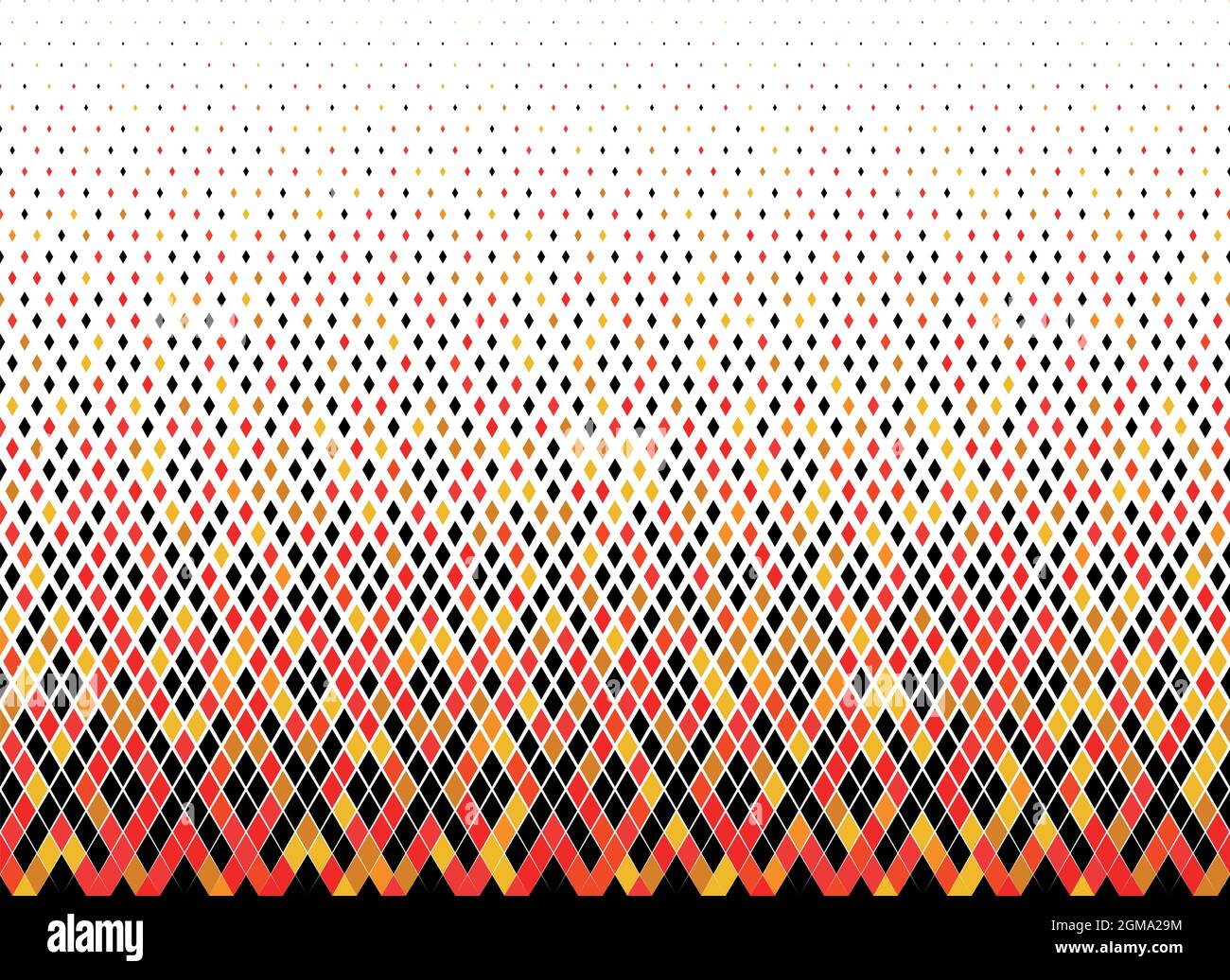 Halftone vector background.Filled with colored diamonds .Long fade out ...