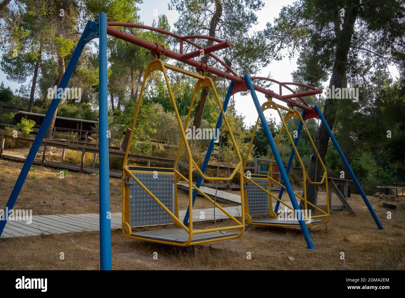 Wheelchair accessible swing hi-res stock photography and images - Alamy