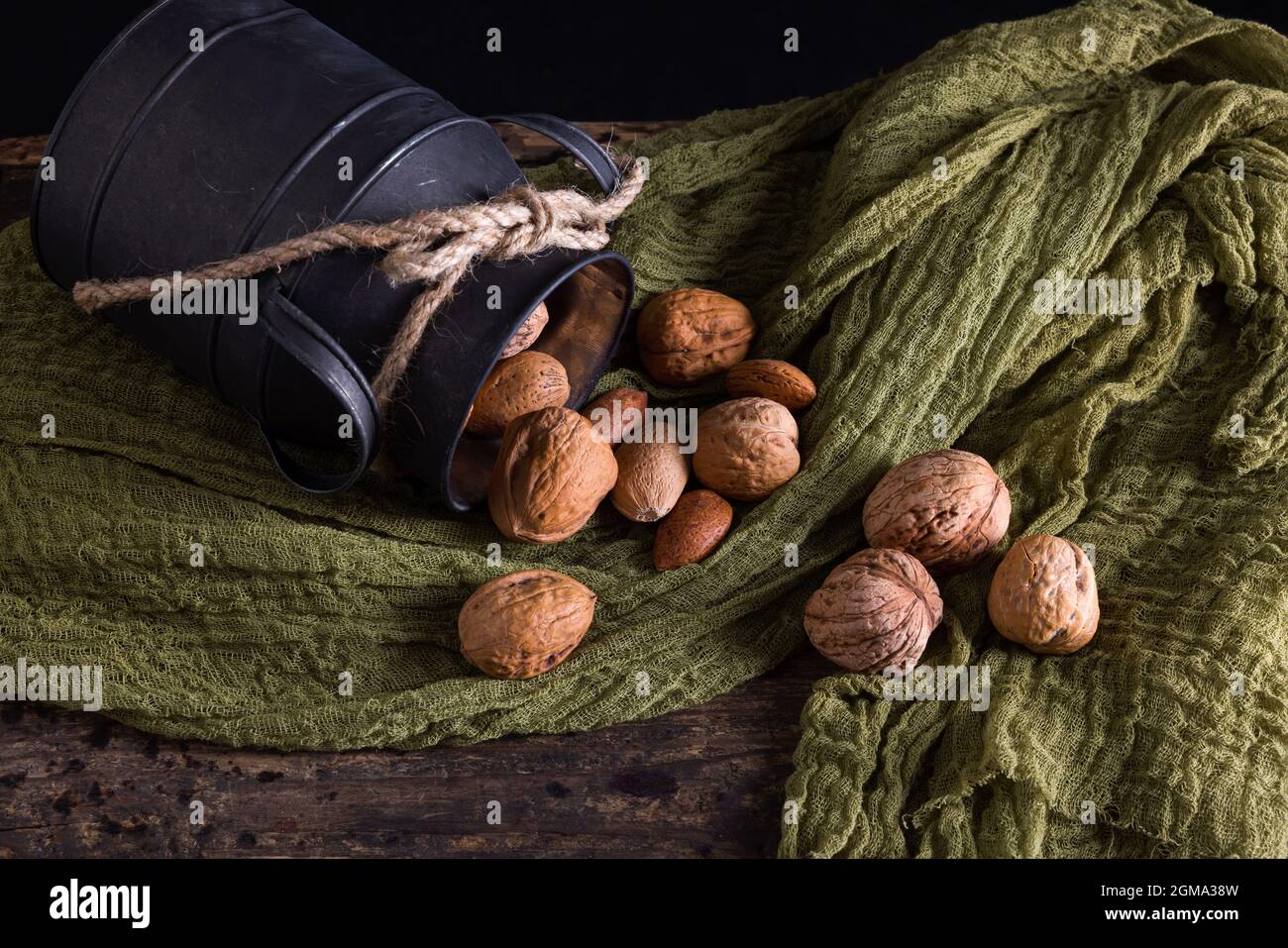 Rustic walnuts hi-res stock photography and images - Alamy