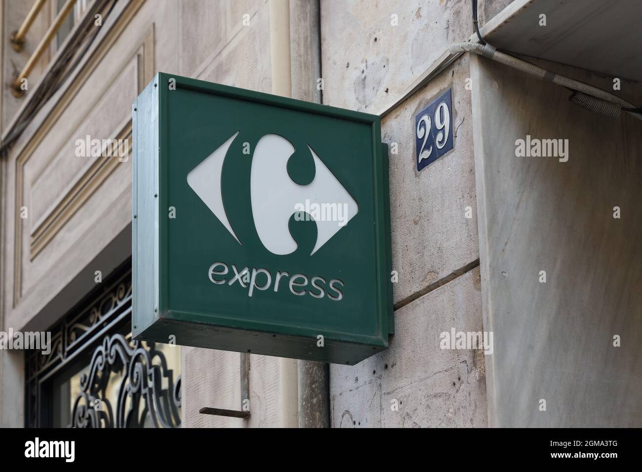 Carrefour express logotype hi-res stock photography and images - Alamy