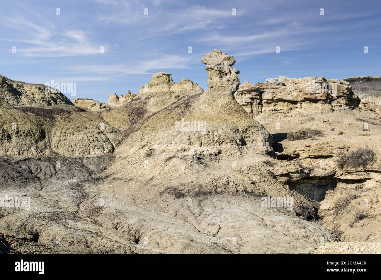 Fanciful cutouts atop conical structures create a surreal effect at the ...