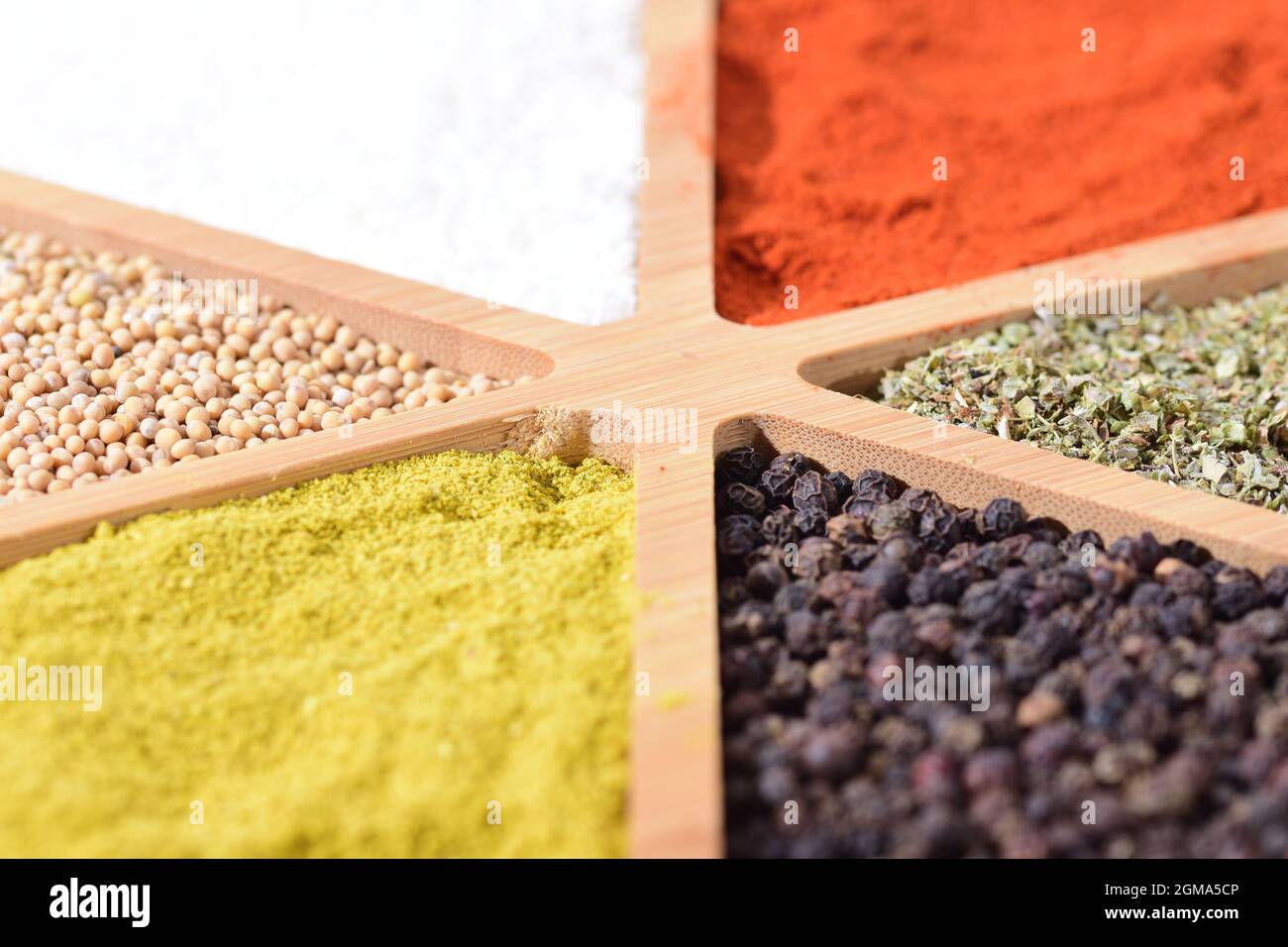 Ground colorful indian spices hi-res stock photography and images - Alamy