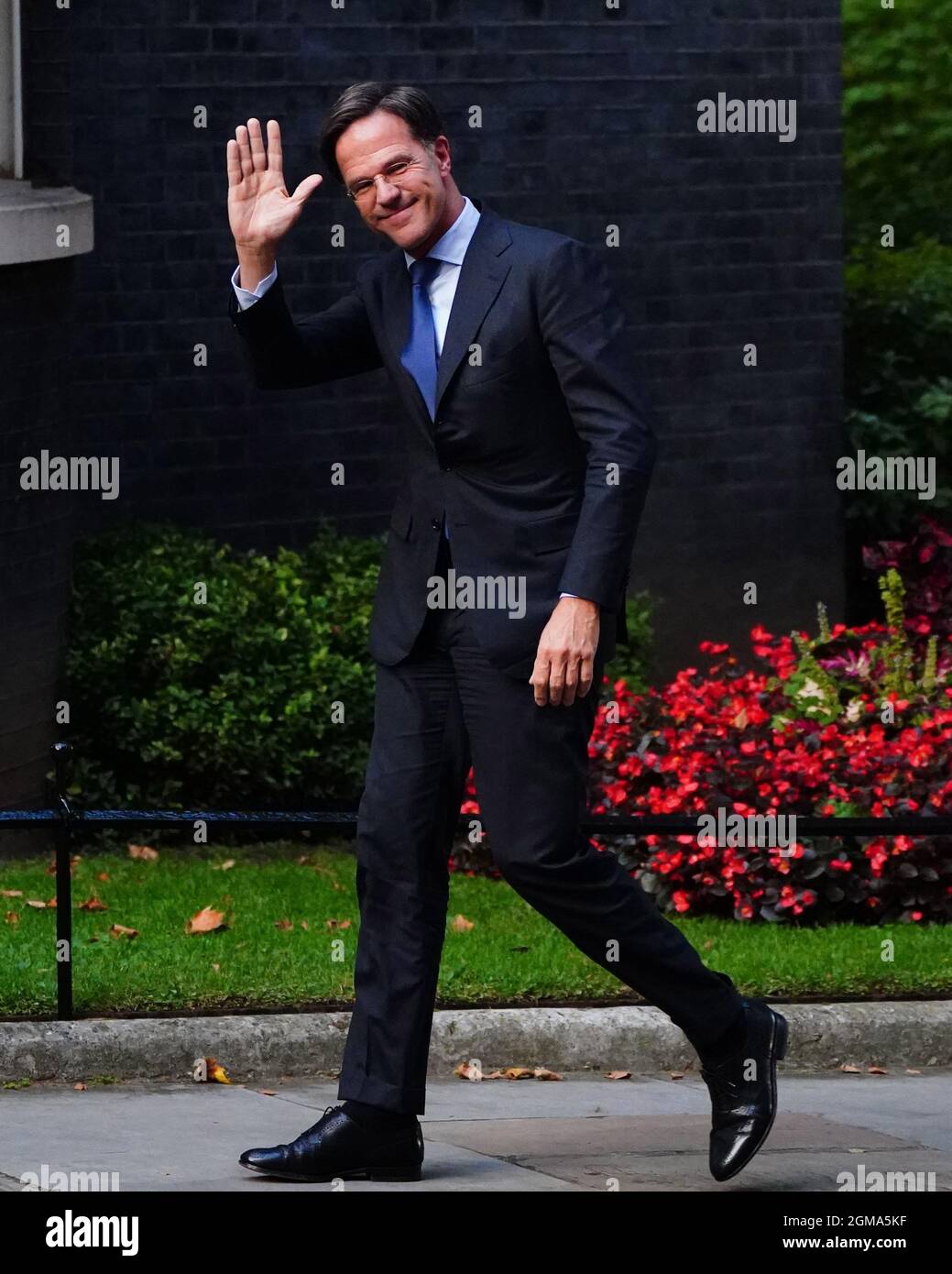 Prime Minister of the Netherlands Mark Rutte arriving in Downing Street ...