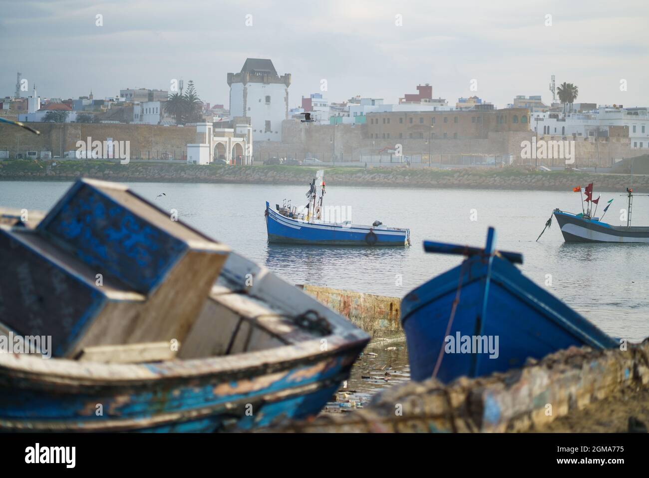 Asilah blue city hi-res stock photography and images - Alamy
